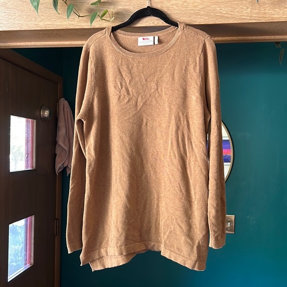 Fjallraven | Sweaters | Fjall Raven Tan Oversize Sweater | Poshmark